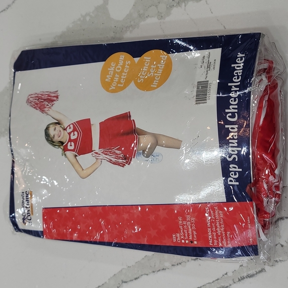 California Costumes | Costumes | Pep Squad Cheerleader Costume Redwhite ...